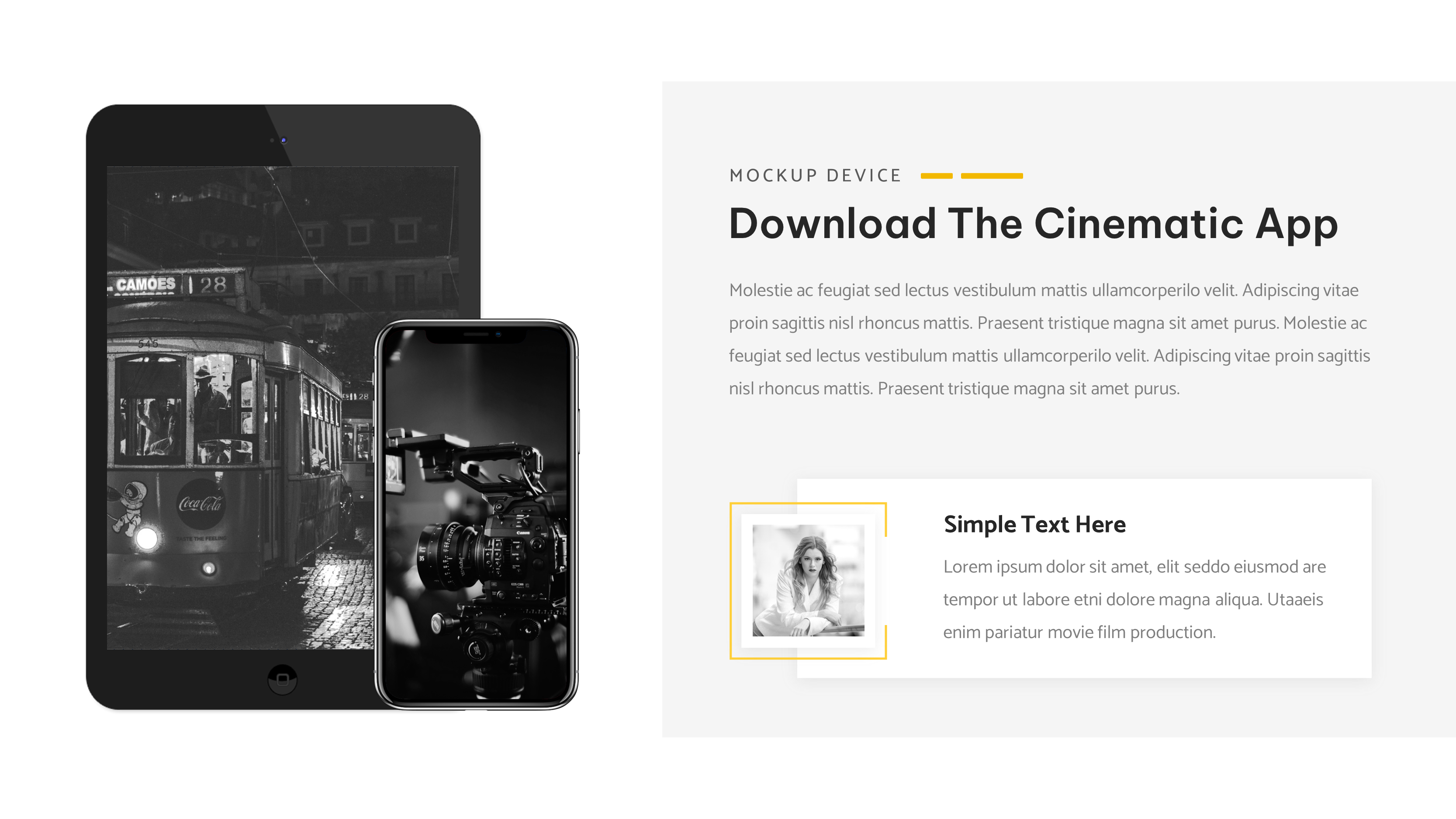 Cinematic - Film Maker and Movie Studio Google Slide Template ...