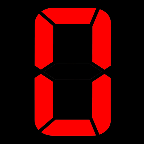 7Segment - Animated Seven Segment Display by 3dmcube | 3DOcean
