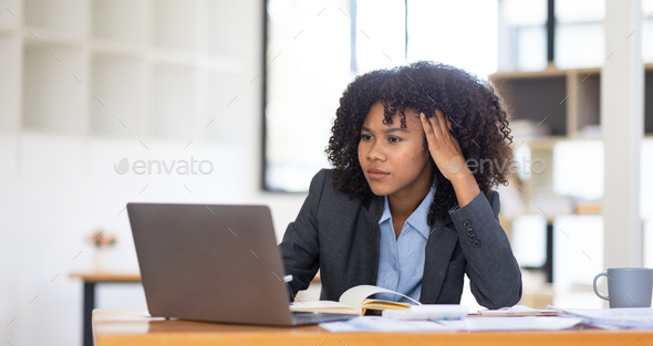 Feeling tired and stressed, workload, burnout and fatigue. Frustrated ...