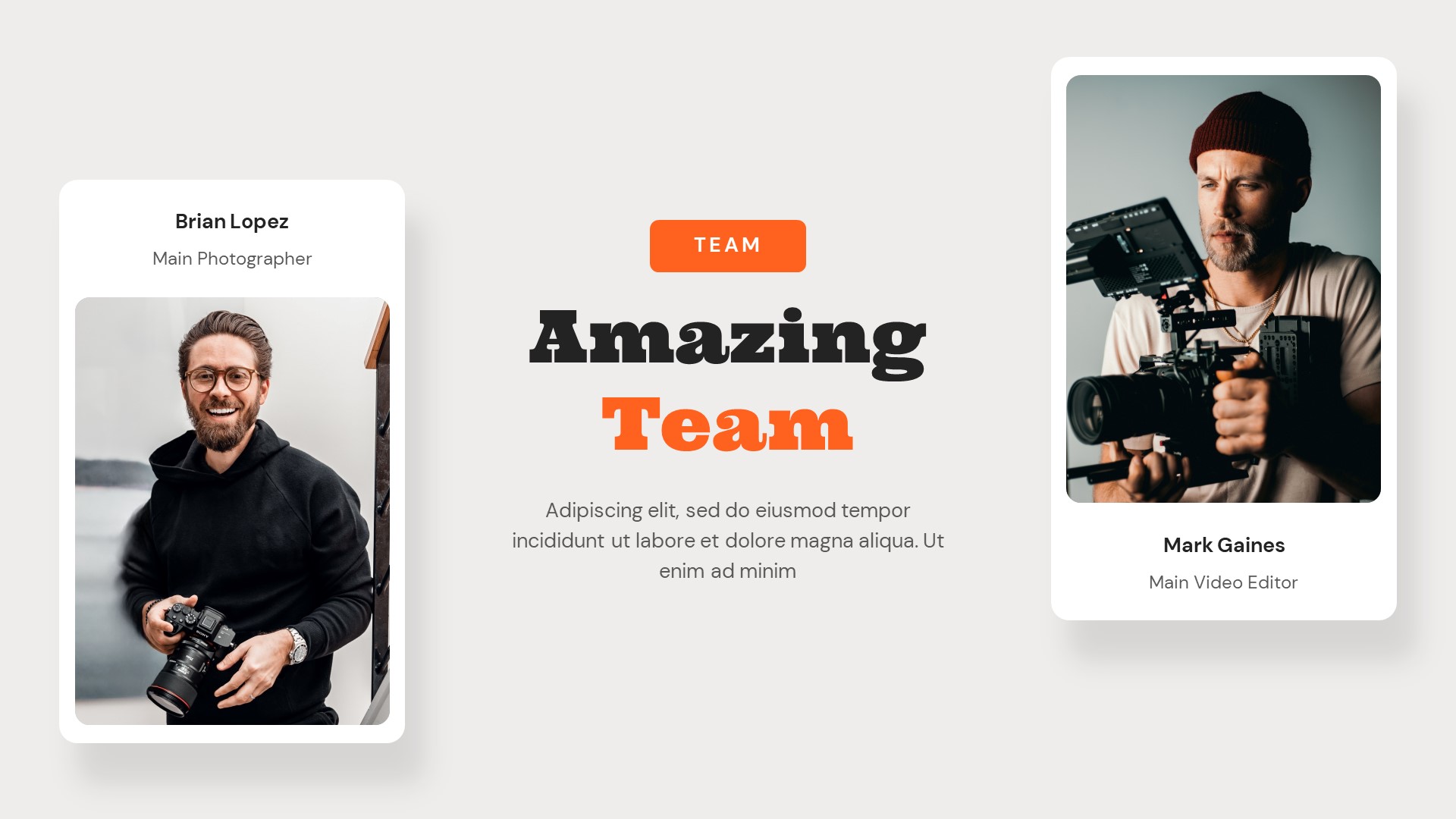 Phose - Photography & Portfolio Powerpoint Template, Presentation Templates