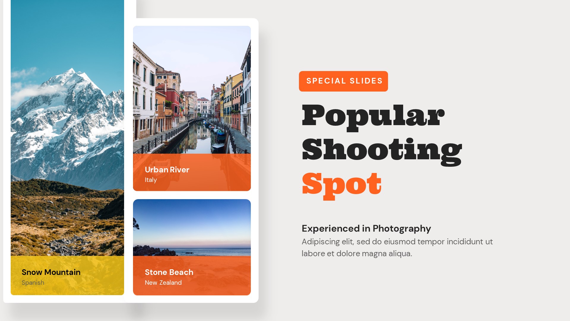 Phose - Photography & Portfolio Powerpoint Template, Presentation Templates