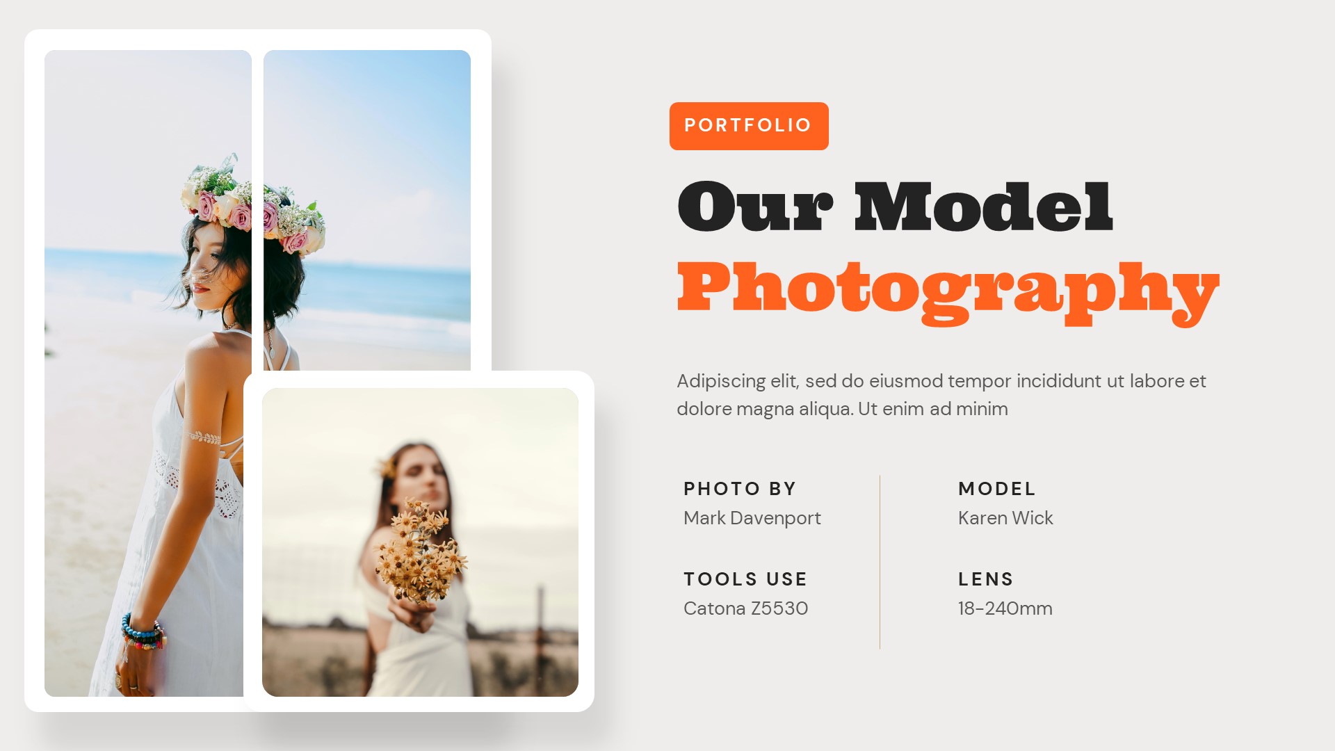 Phose - Photography & Portfolio Powerpoint Template, Presentation Templates