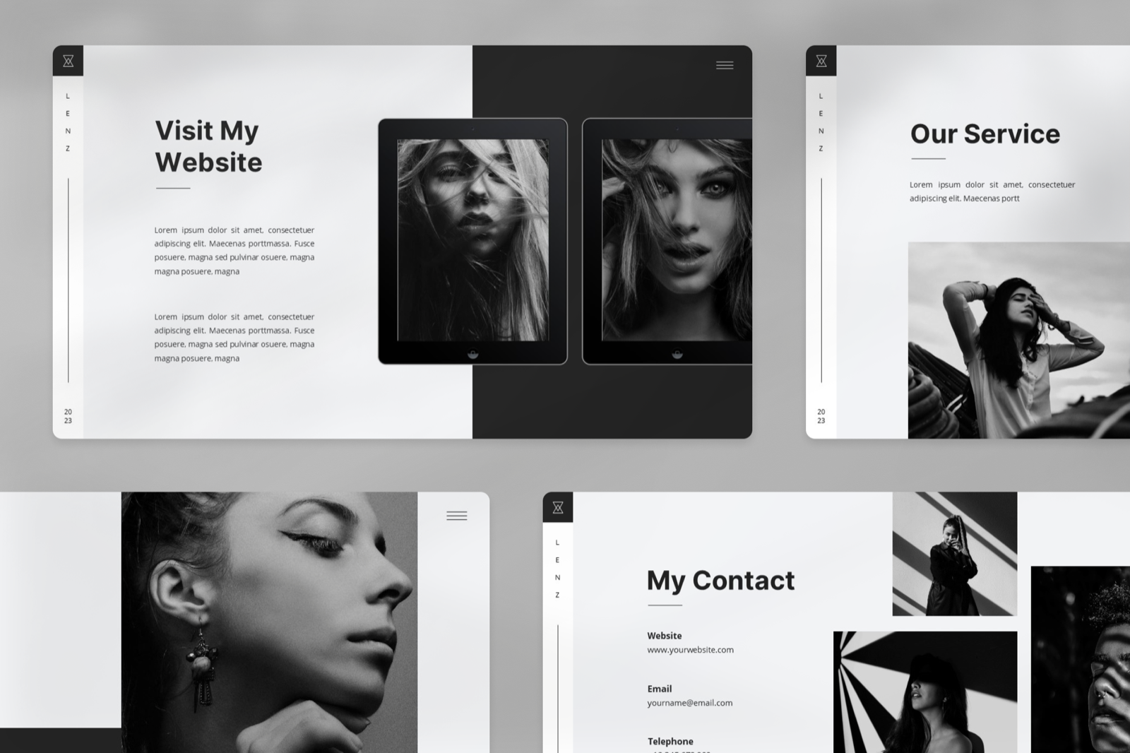 Lenz - Photography Portfolio Keynote Template by SquidPixey | GraphicRiver
