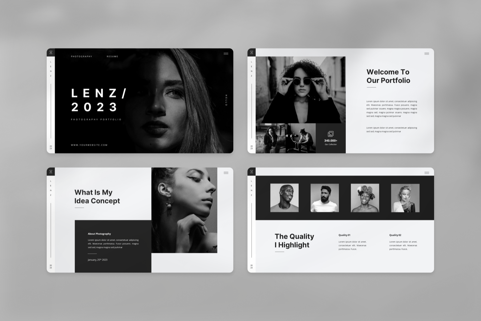 Lenz - Photography Portfolio Keynote Template by SquidPixey | GraphicRiver