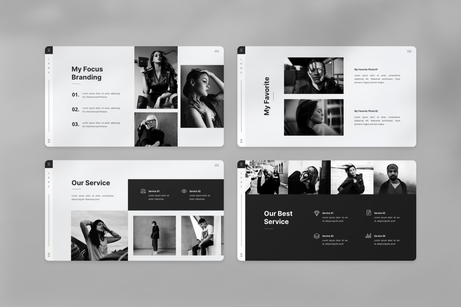 Lenz - Photography Portfolio Keynote Template by SquidPixey | GraphicRiver