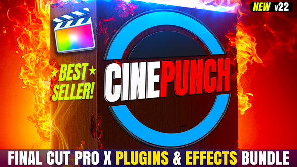 CINEPUNCH I FCPX Plugins & Effects Suite for Video Editing & Motion Graphics by PHANTAZMA