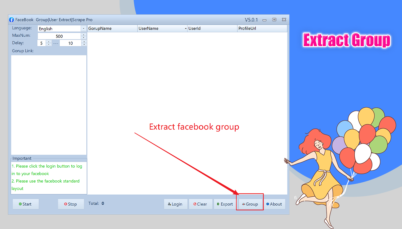 Facebook Extract Group|Group Members Pro 5.0.1 by IonicStudio | CodeCanyon
