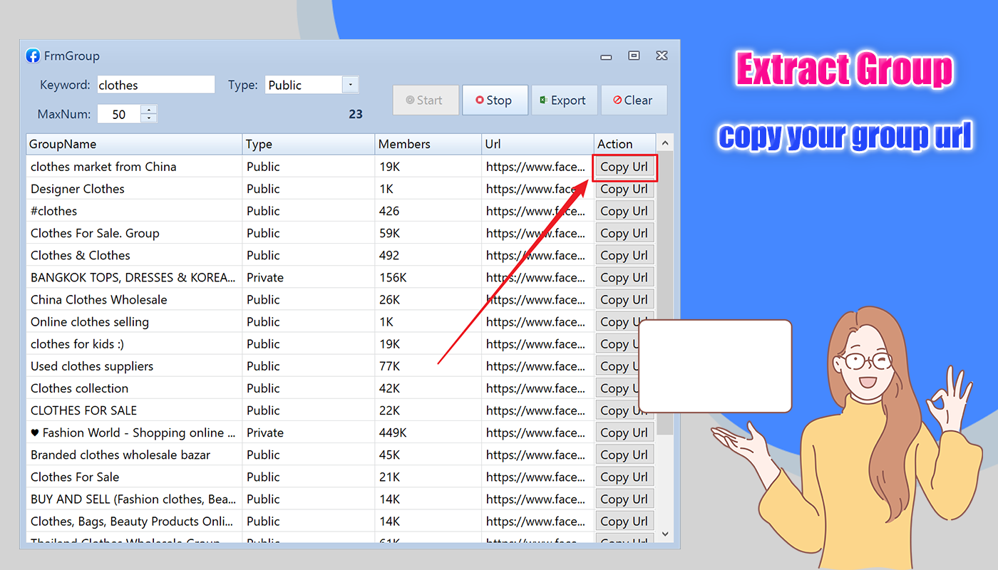 Facebook Extract Group|Group Members Pro 5.0.1 by IonicStudio | CodeCanyon