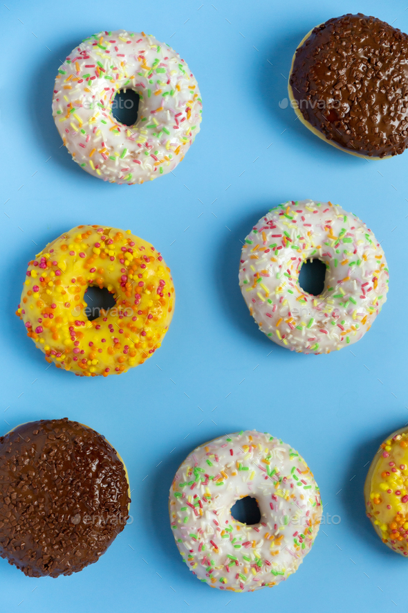 Donuts vertical Stock Photo by bestproject | PhotoDune