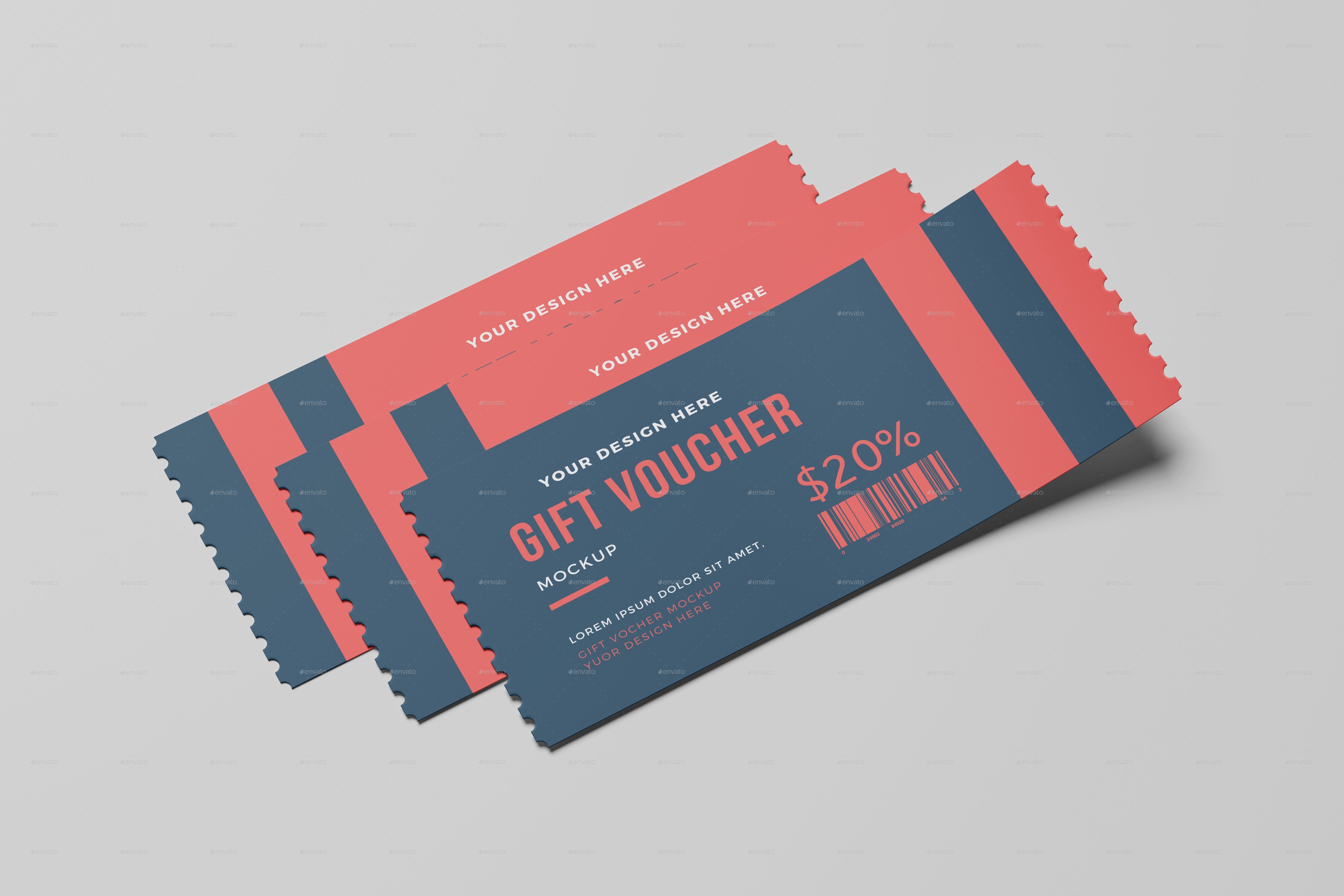 Gift Voucher Mockup, Graphics | GraphicRiver