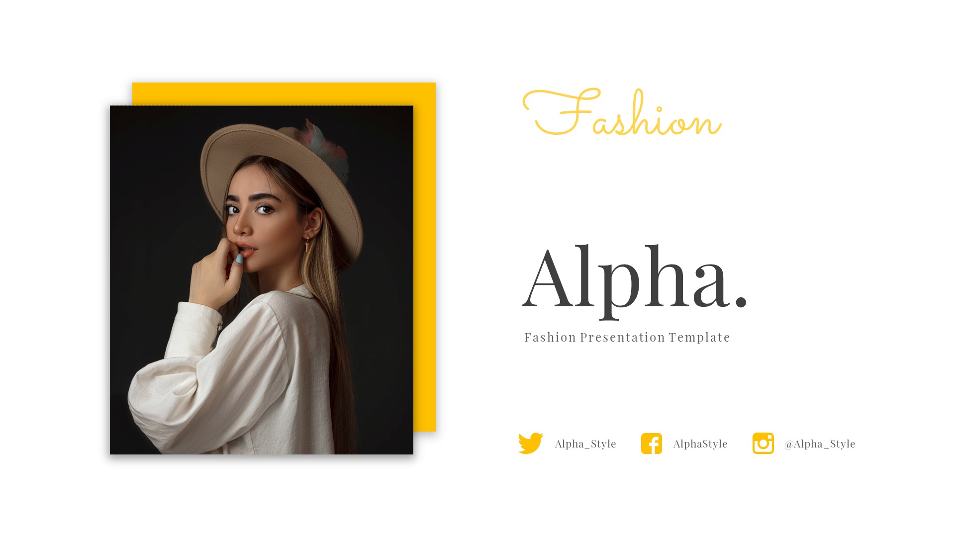 Alpha – Fashion Google Slides Template, Presentation Templates ...