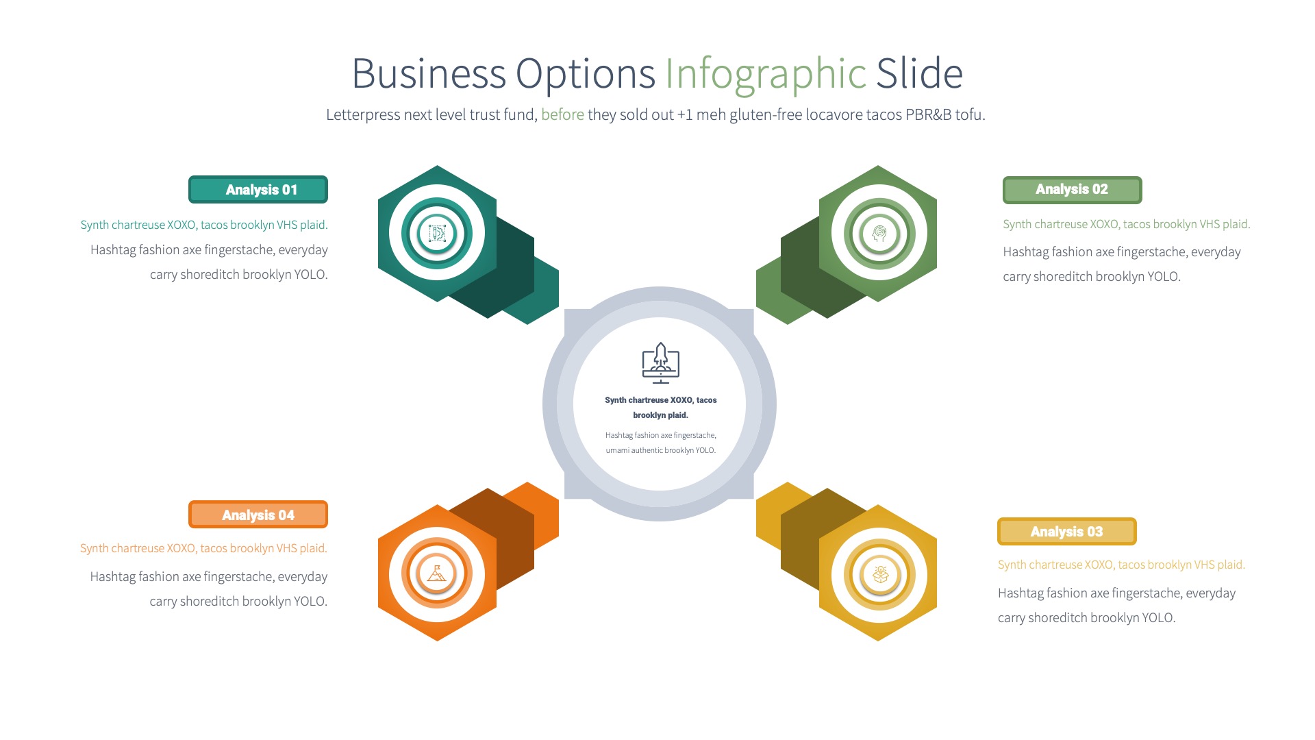 Business Options - PowerPoint Infographics Slides, Presentation Templates