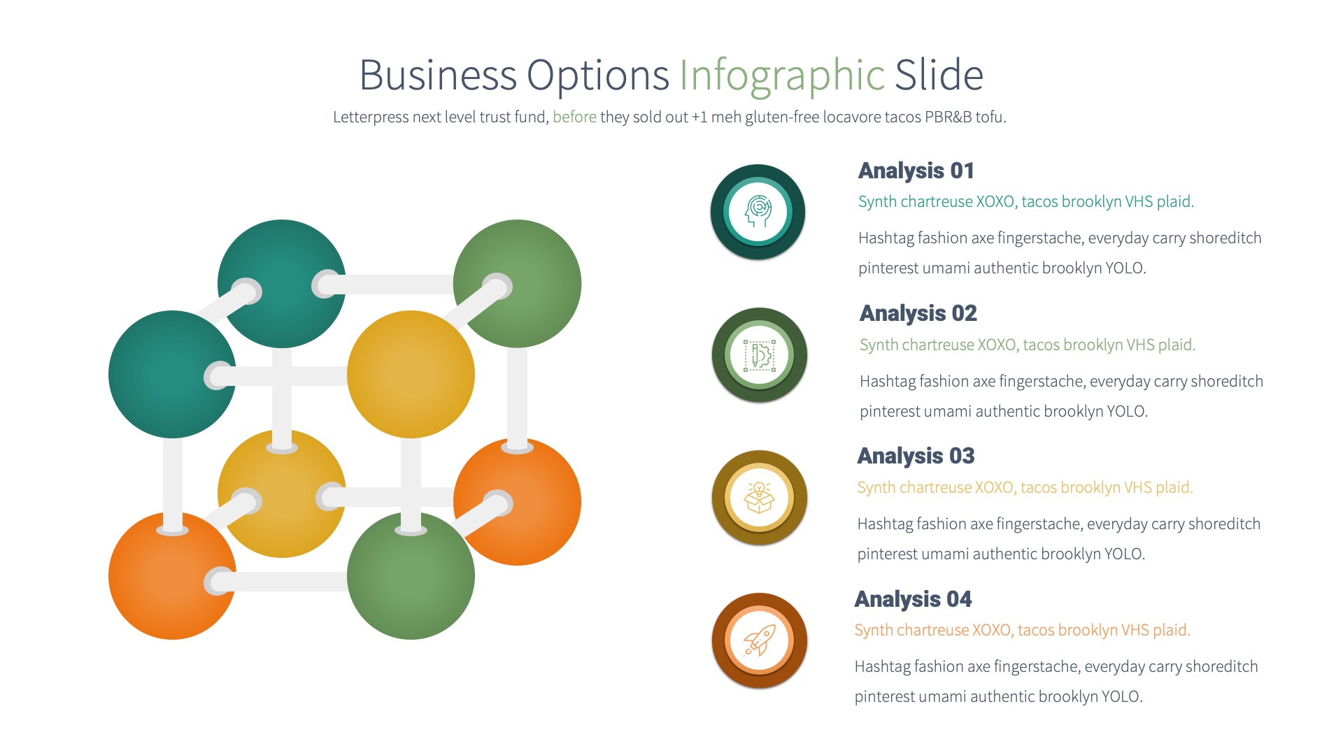 Business Options - PowerPoint Infographics Slides, Presentation Templates