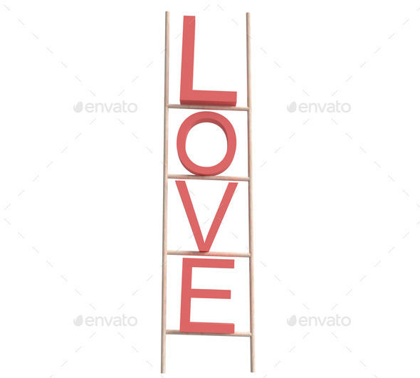 ladder, love, concept, valentine, background, person, romance, stair ...