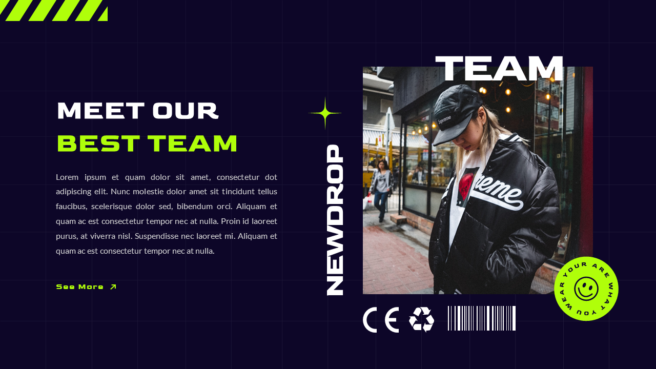 Newdrop – Streetwear Concept Keynote Template by yogaapr | GraphicRiver