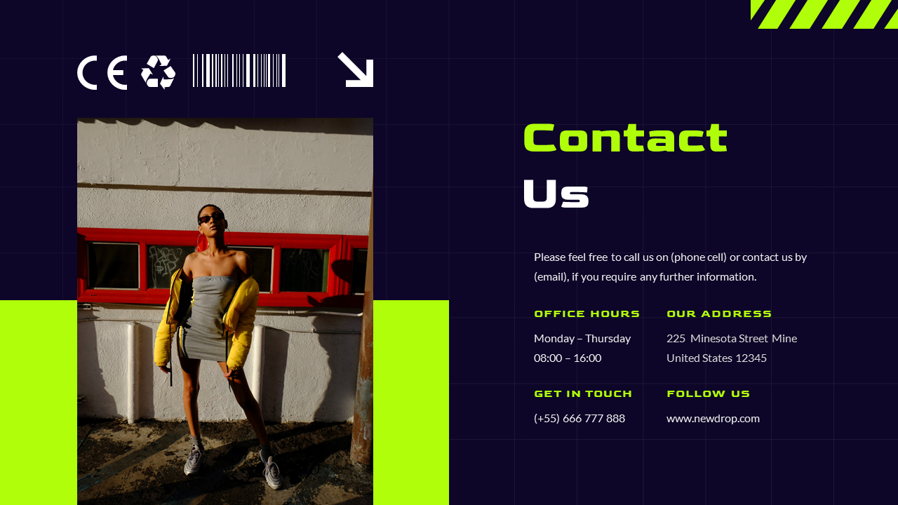 Newdrop – Streetwear Concept Keynote Template, Presentation Templates