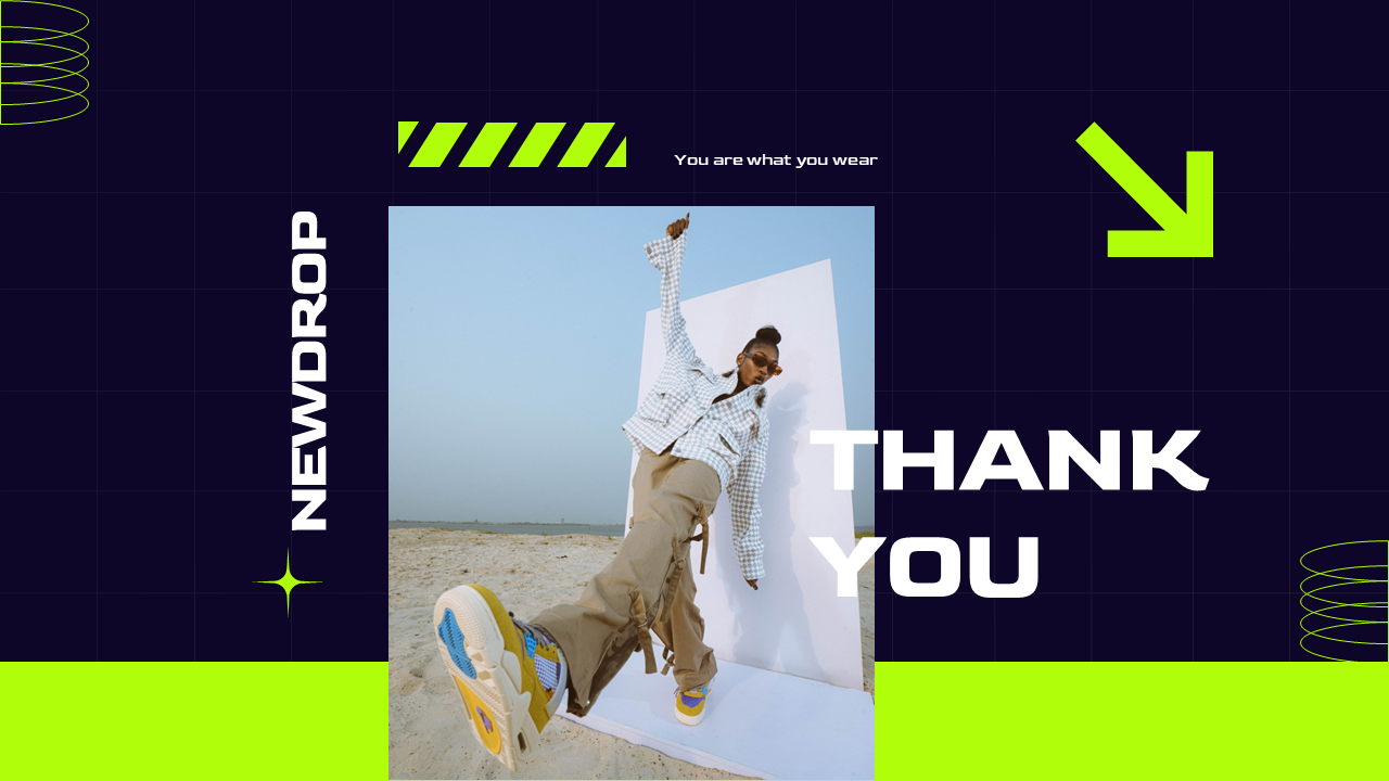 Newdrop – Streetwear Concept Keynote Template, Presentation Templates