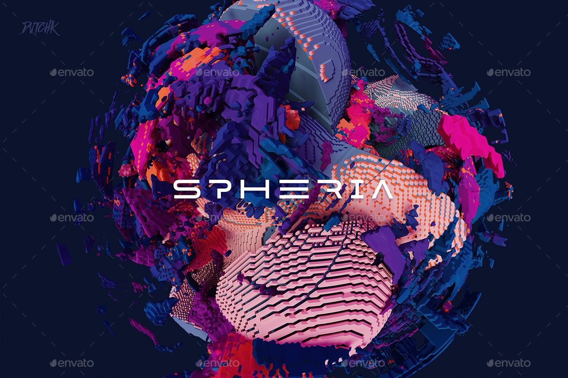 Spheria | Abstract 3D Spheres | Vol. 01, Graphics | GraphicRiver