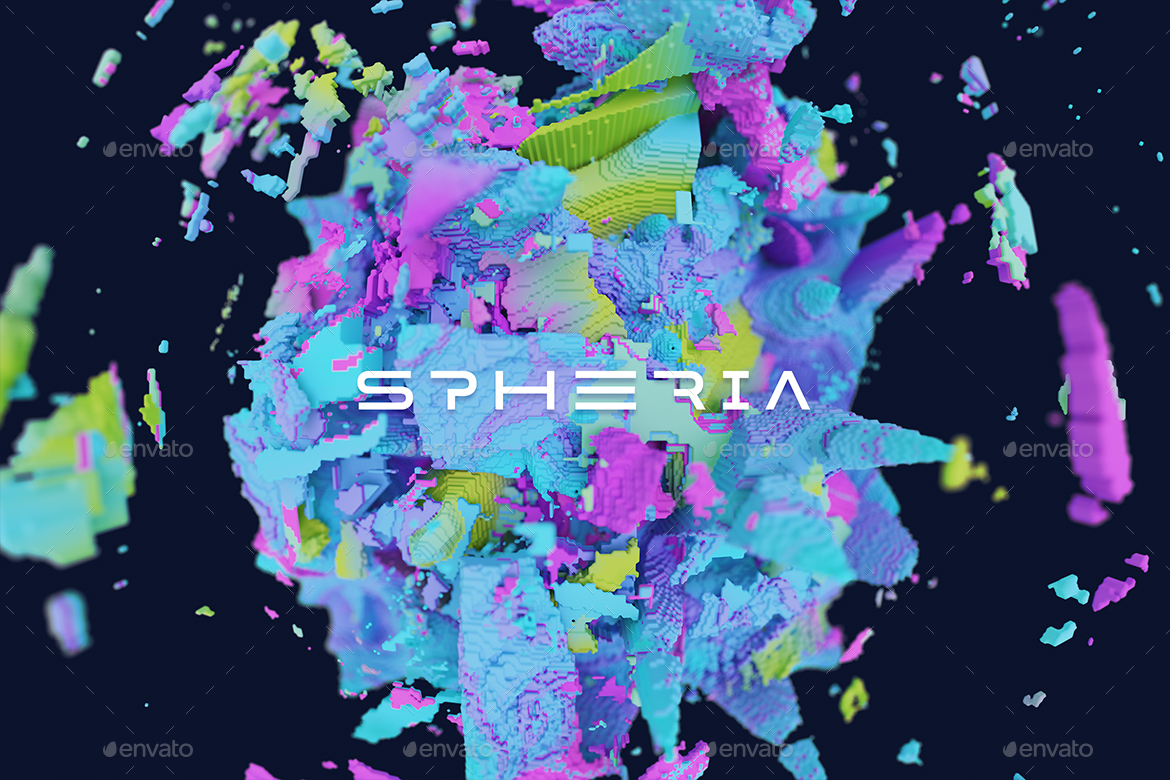 Spheria | Abstract 3D Spheres | Vol. 01 by dvtchk | GraphicRiver