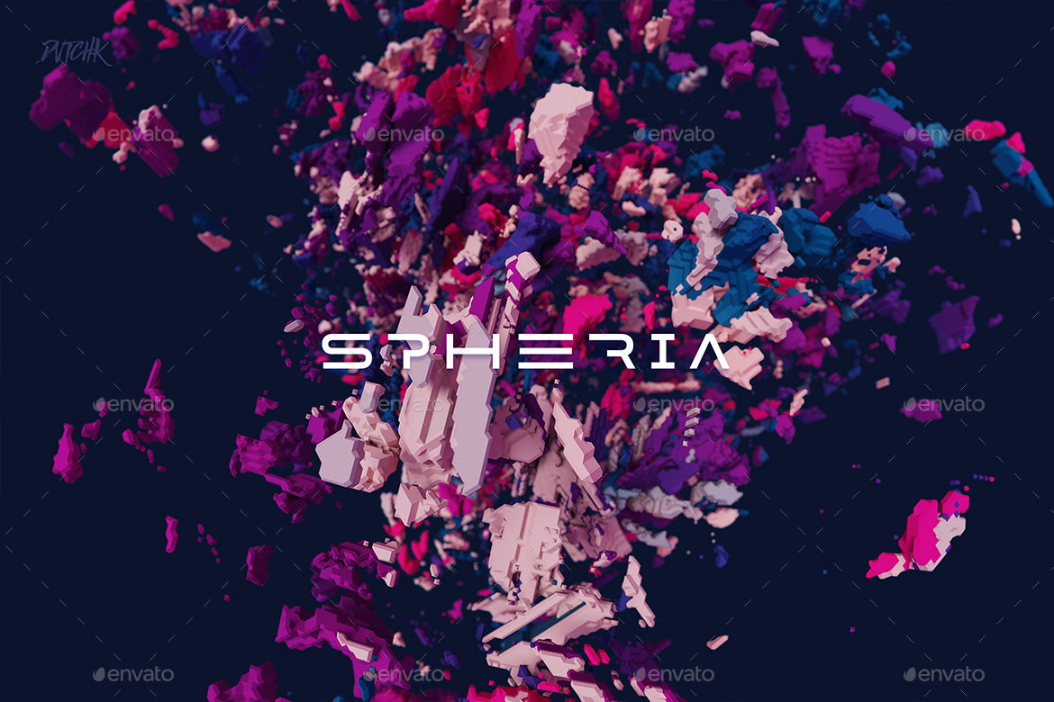Spheria | Abstract 3D Spheres | Vol. 01 by dvtchk | GraphicRiver