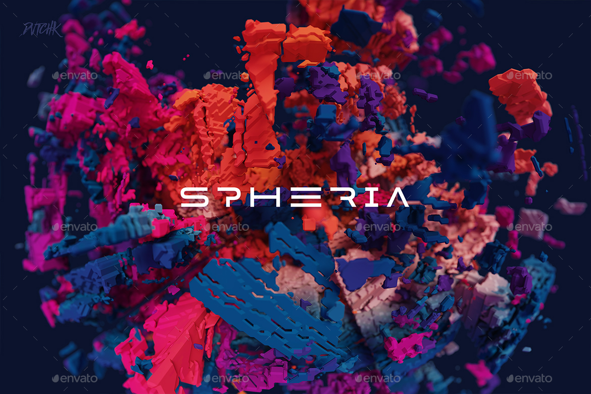 Spheria | Abstract 3D Spheres | Vol. 01, Graphics | GraphicRiver