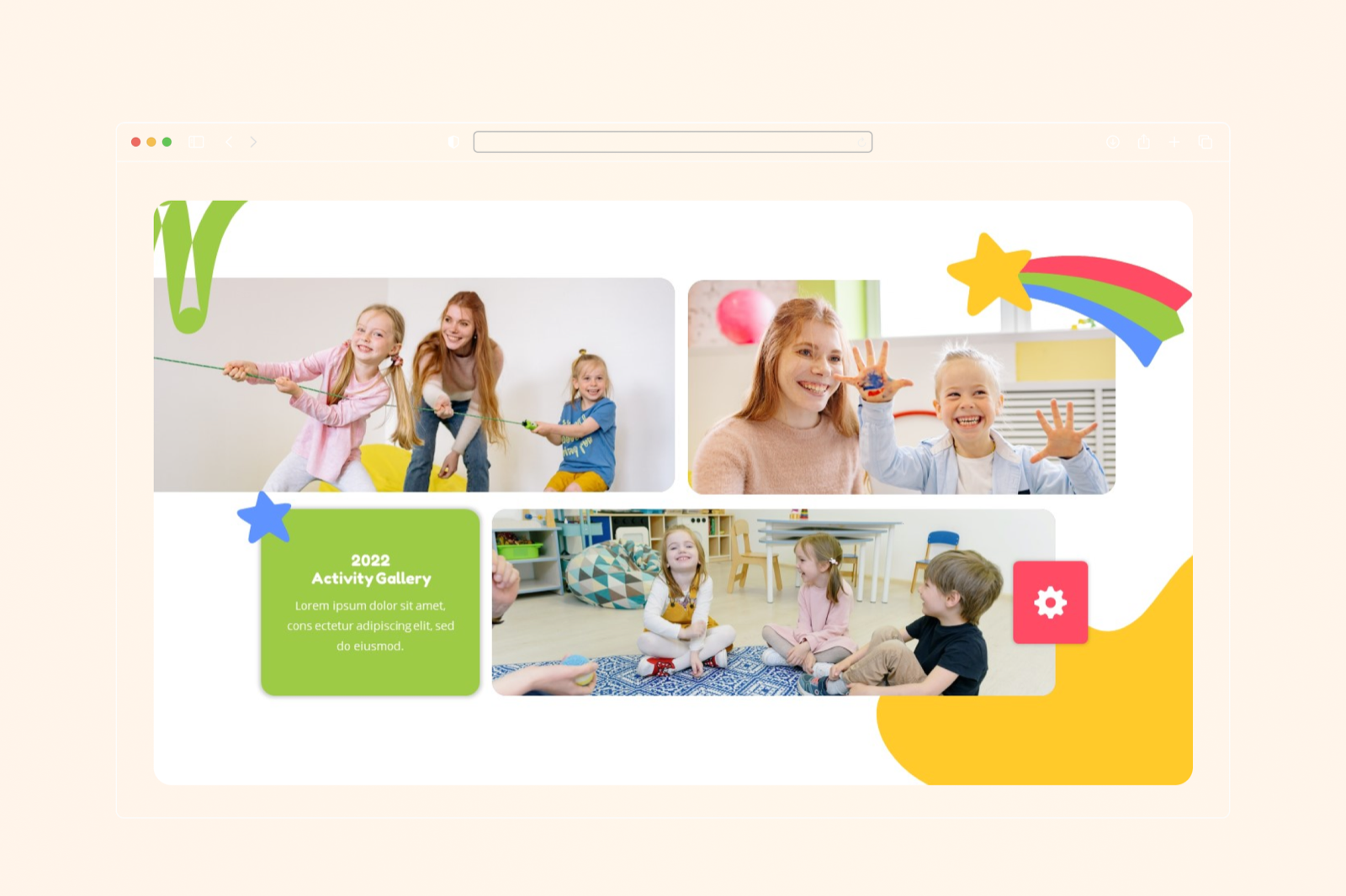 Kinder Kids - Kindergarten & Preschool Powerpoint Template ...