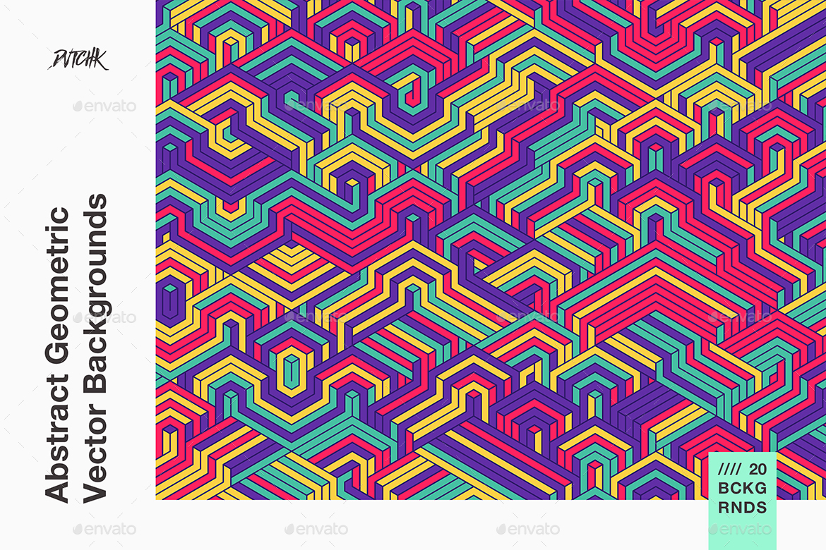 Abstract Geometric Vector Backgrounds, Graphics | GraphicRiver