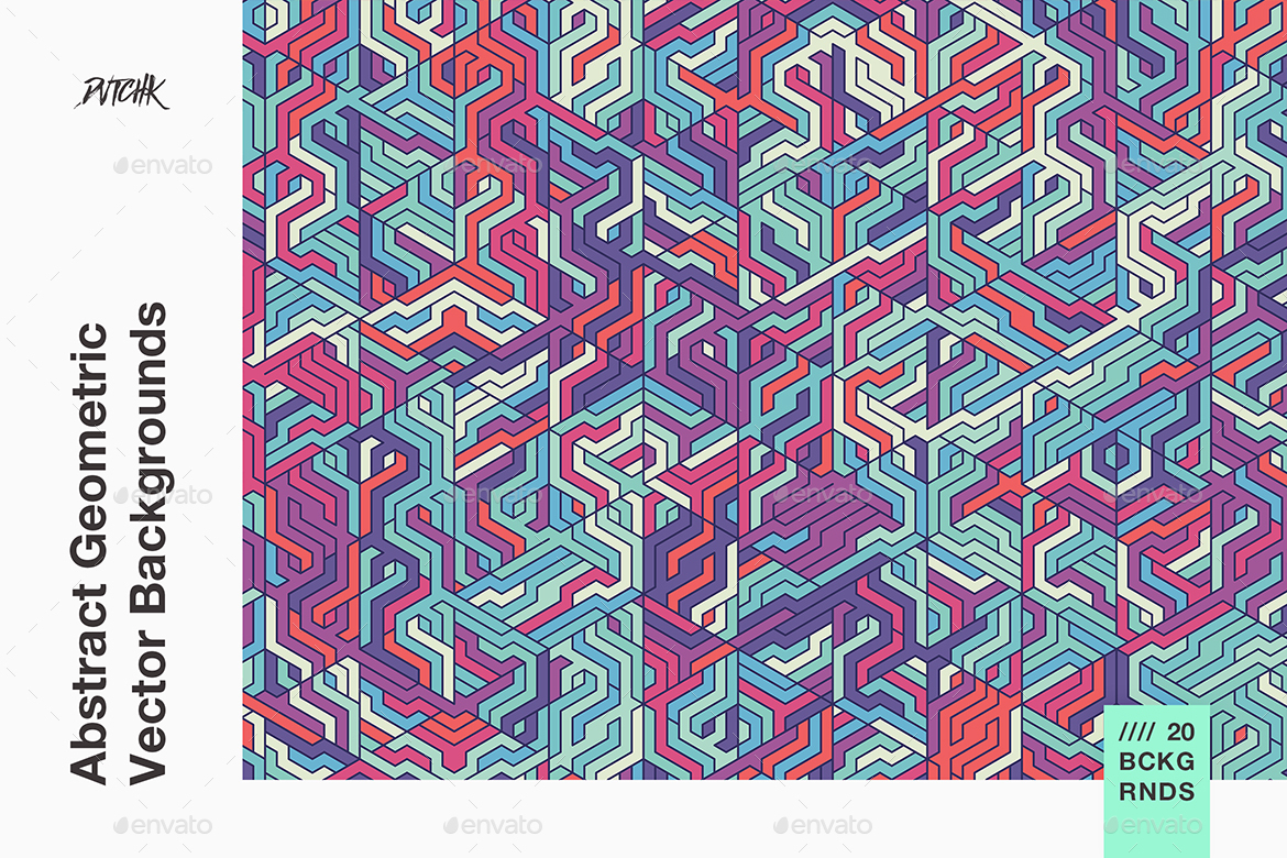 Abstract Geometric Vector Backgrounds, Graphics | GraphicRiver