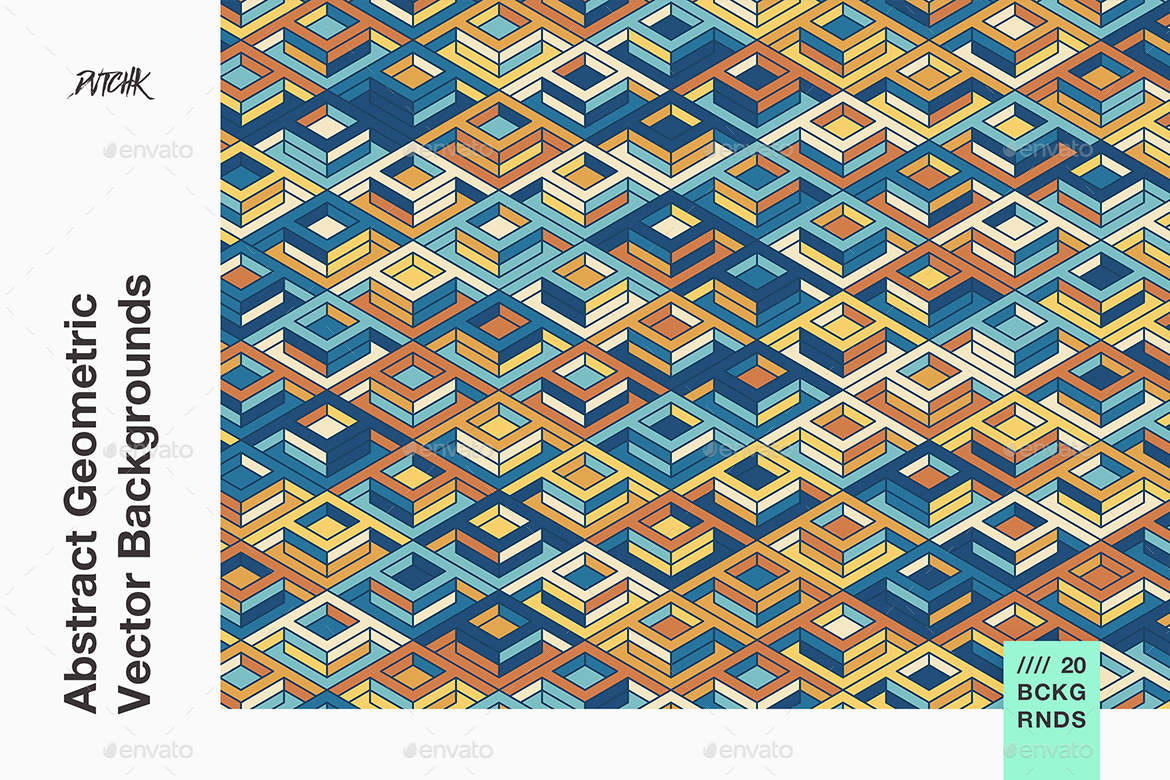 Abstract Geometric Vector Backgrounds, Graphics | GraphicRiver