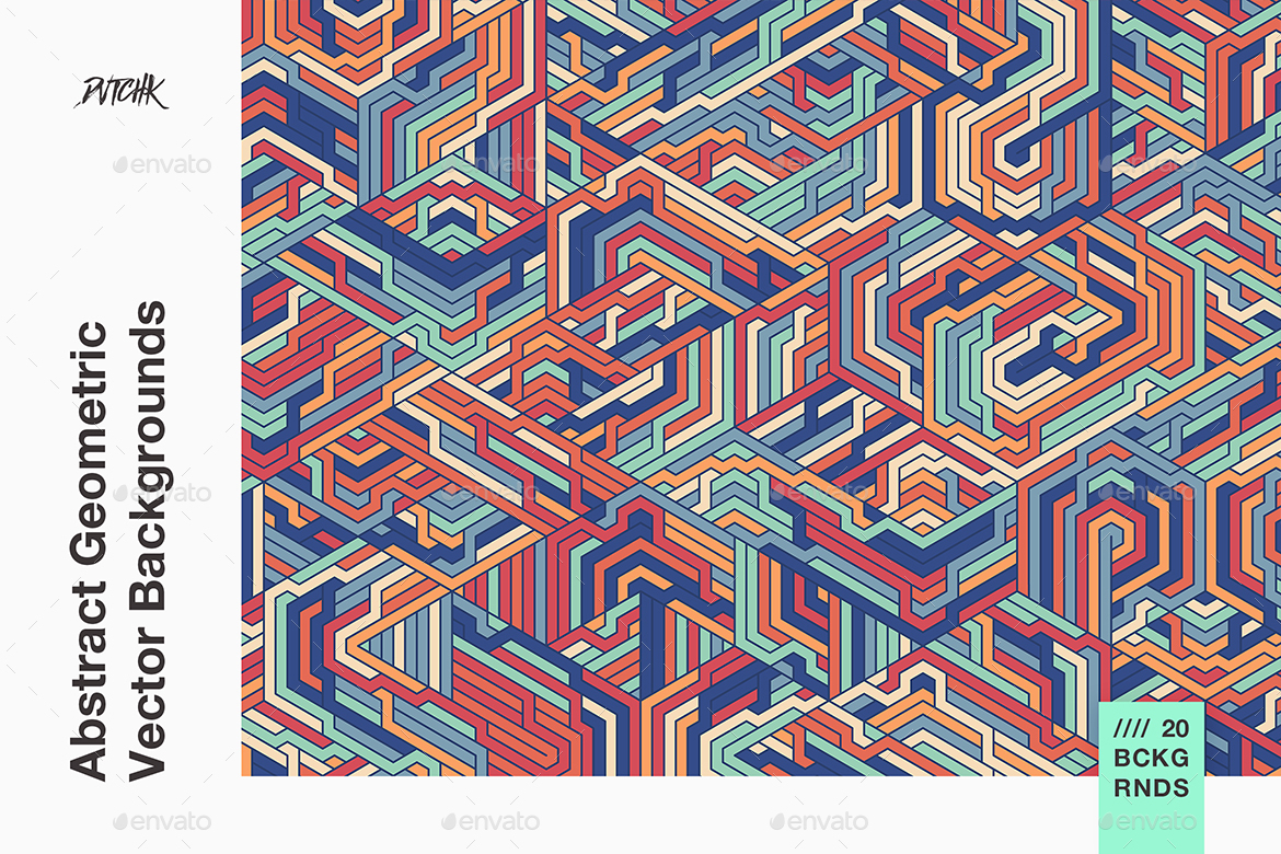 Abstract Geometric Vector Backgrounds, Graphics | GraphicRiver