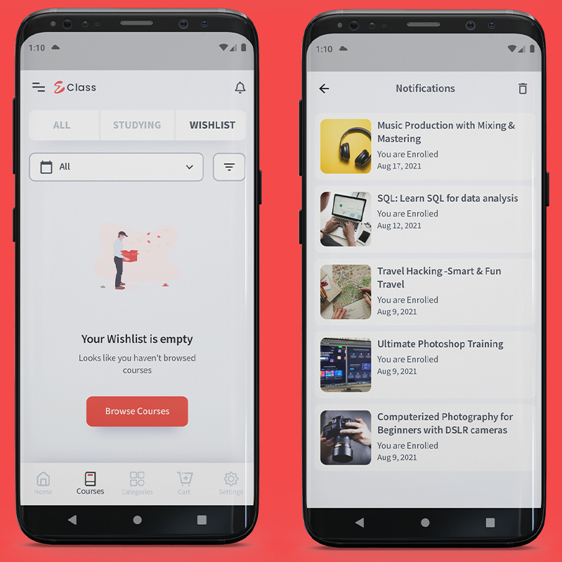 eClass LMS Mobile App - Flutter Android & iOS by media-city | CodeCanyon
