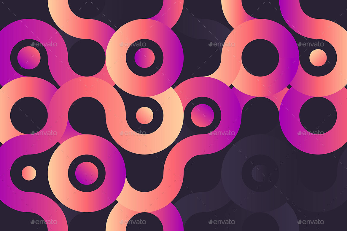 Liquid Gradient Overlapping Circles and Lines Backgrounds by themefire_pro