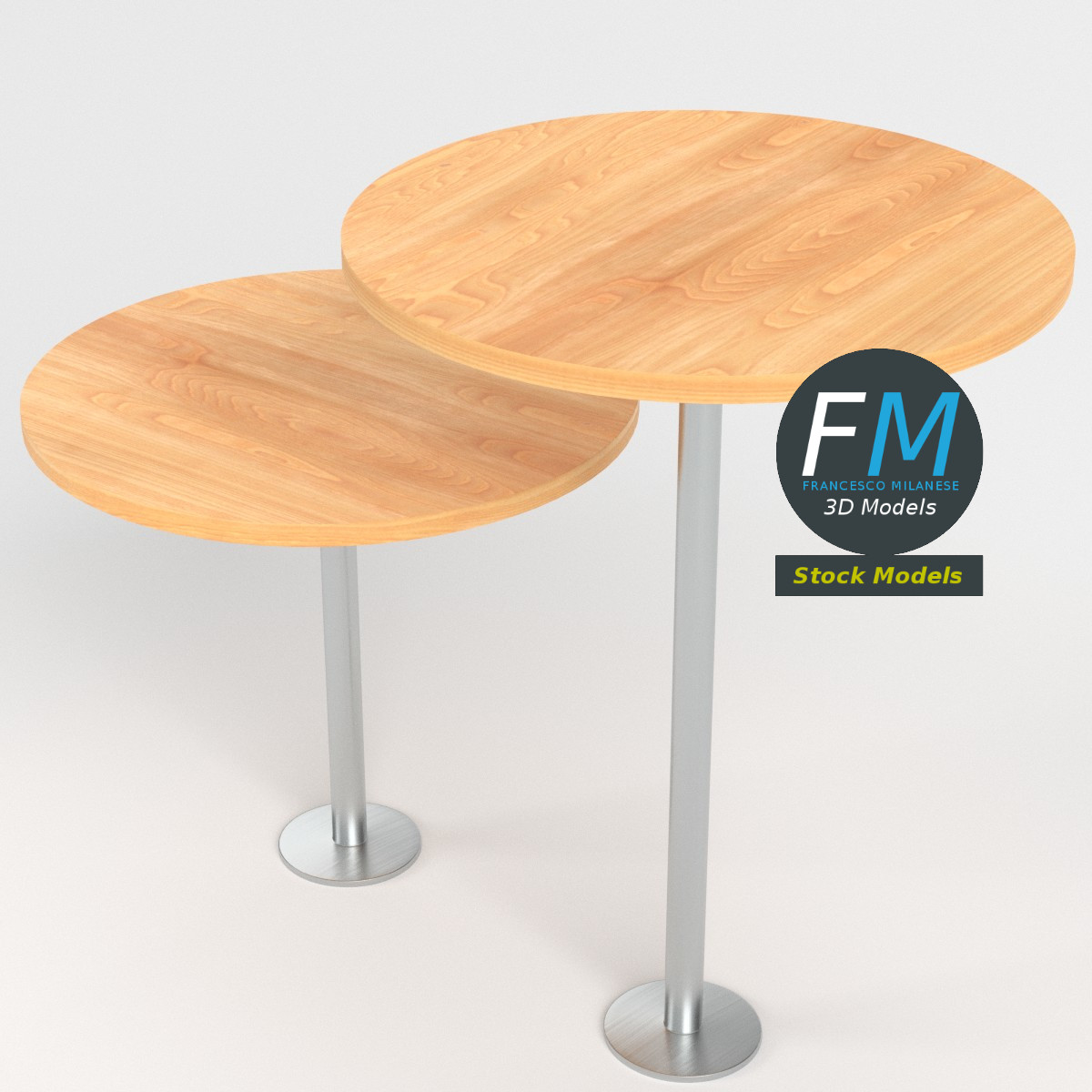 Round standing tables by FrancescoMilanese85 | 3DOcean