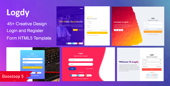 [REQ] Logdy - Login and Register HTML5 Template