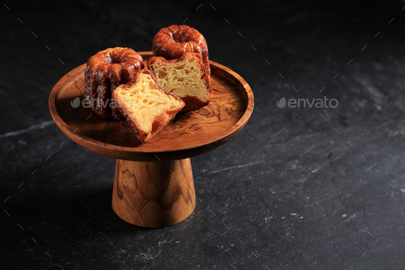 Canele or Cannele, French Pastry from Bordeaux. Stock Photo by ...