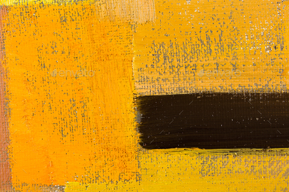abstract wallpaper, texture, background of an original oil yellow and ...