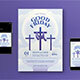 Blue Gradient Good Friday Flyer Set, Print Templates | GraphicRiver