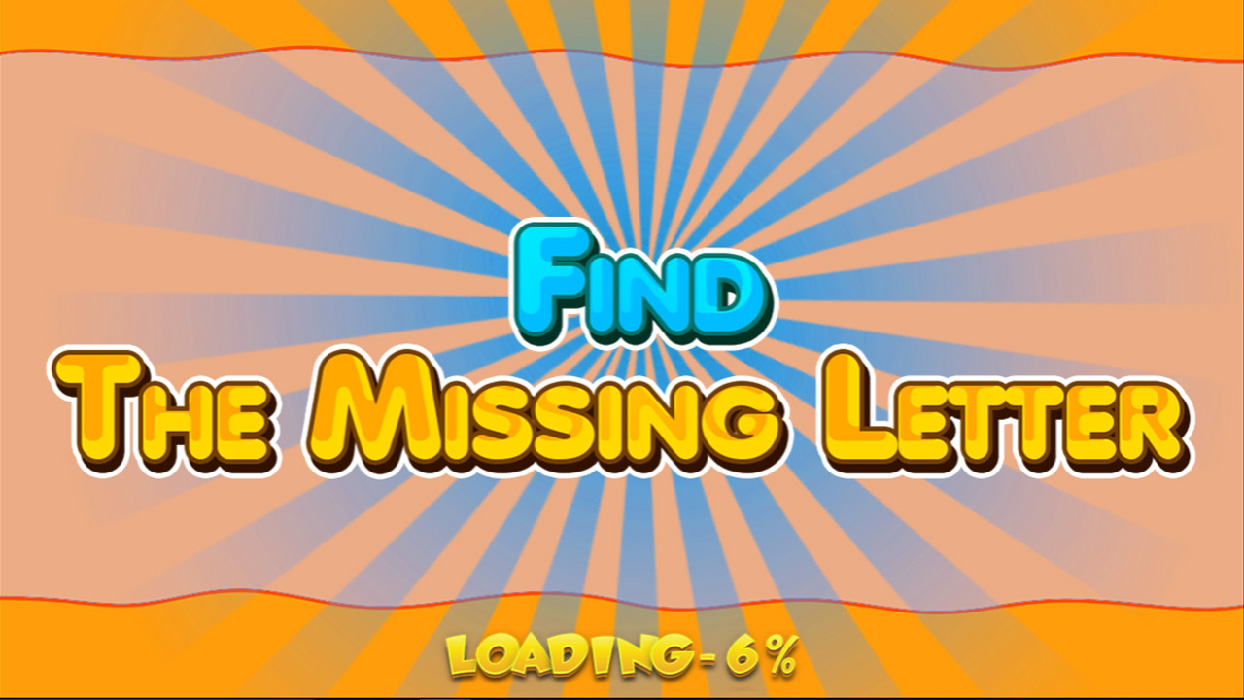 Find The Missing Letter Game (HTML5) Kids Educational Game by CGFX-Studio