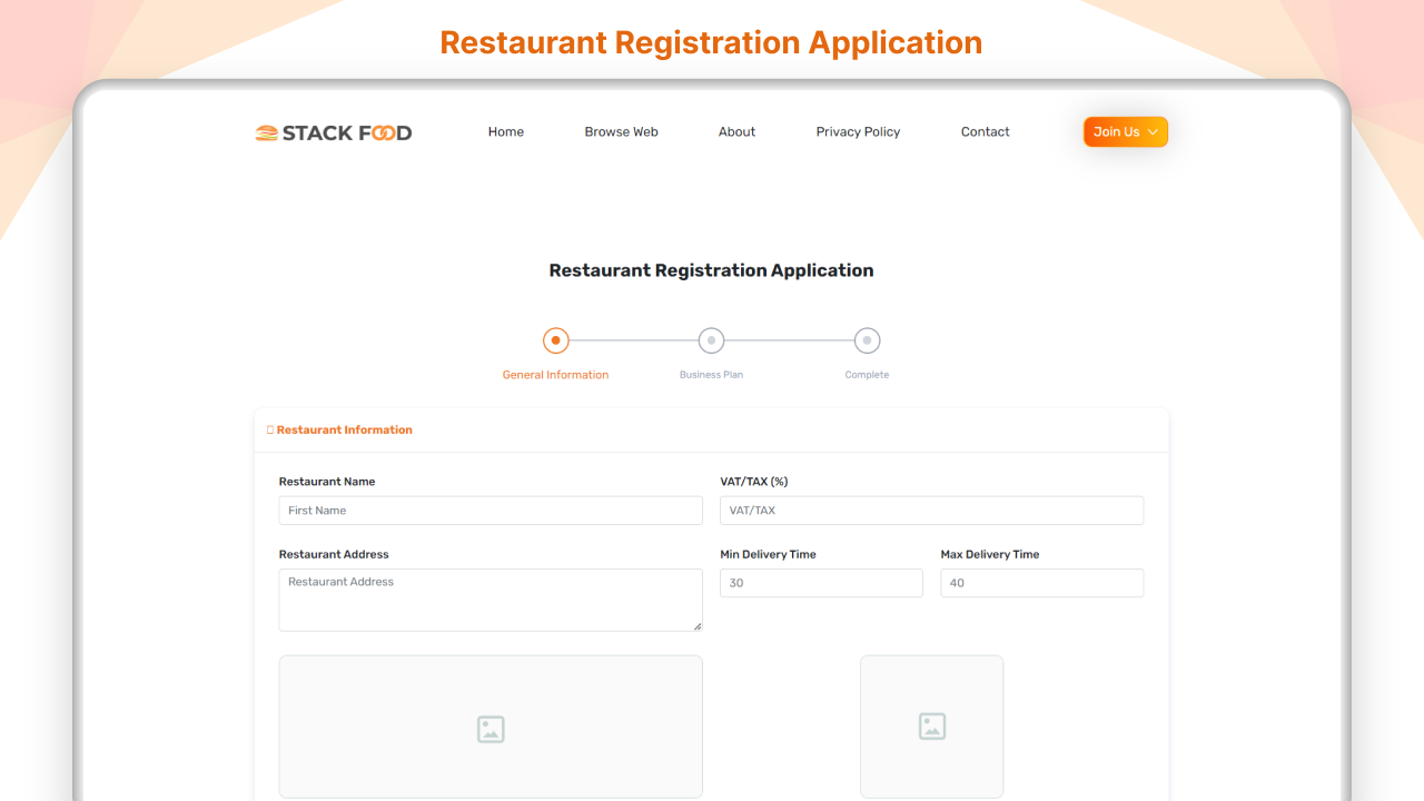 StackFood - React User Website by sixamtech | CodeCanyon