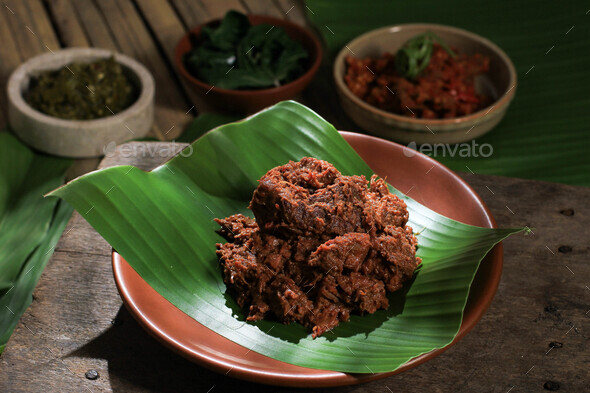 Rendang or Randang is The Most Delicious Food in the World. Stock Photo ...