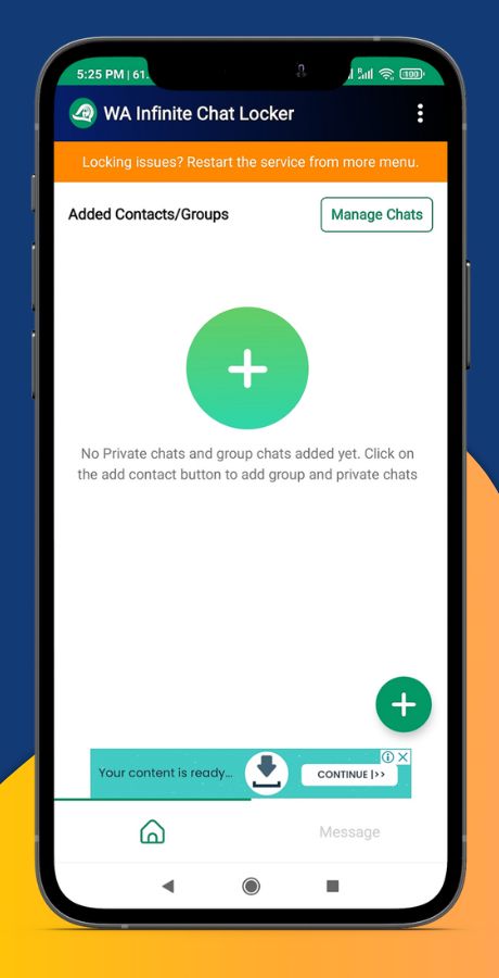 WA Infinite Chat Locker - Lock Whatsapp and WA Business Chats and ...