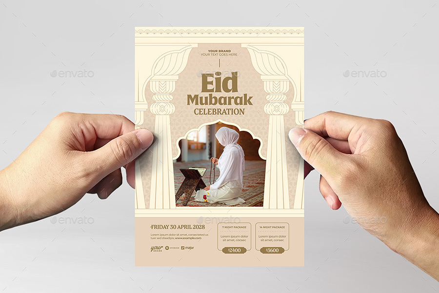 Eid Flyer Template, Print Templates | GraphicRiver