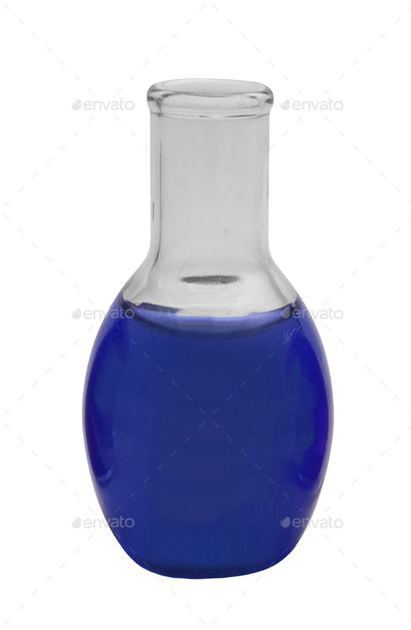 Chemical laboratory flask isolated Stock Photo by photobalance | PhotoDune