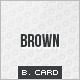 Brown Business Card, Print Templates | GraphicRiver