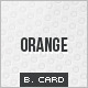 Orange Business Card, Print Templates | GraphicRiver