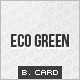 Eco Green Business Card, Print Templates | GraphicRiver