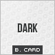 Dark Business Card, Print Templates | GraphicRiver