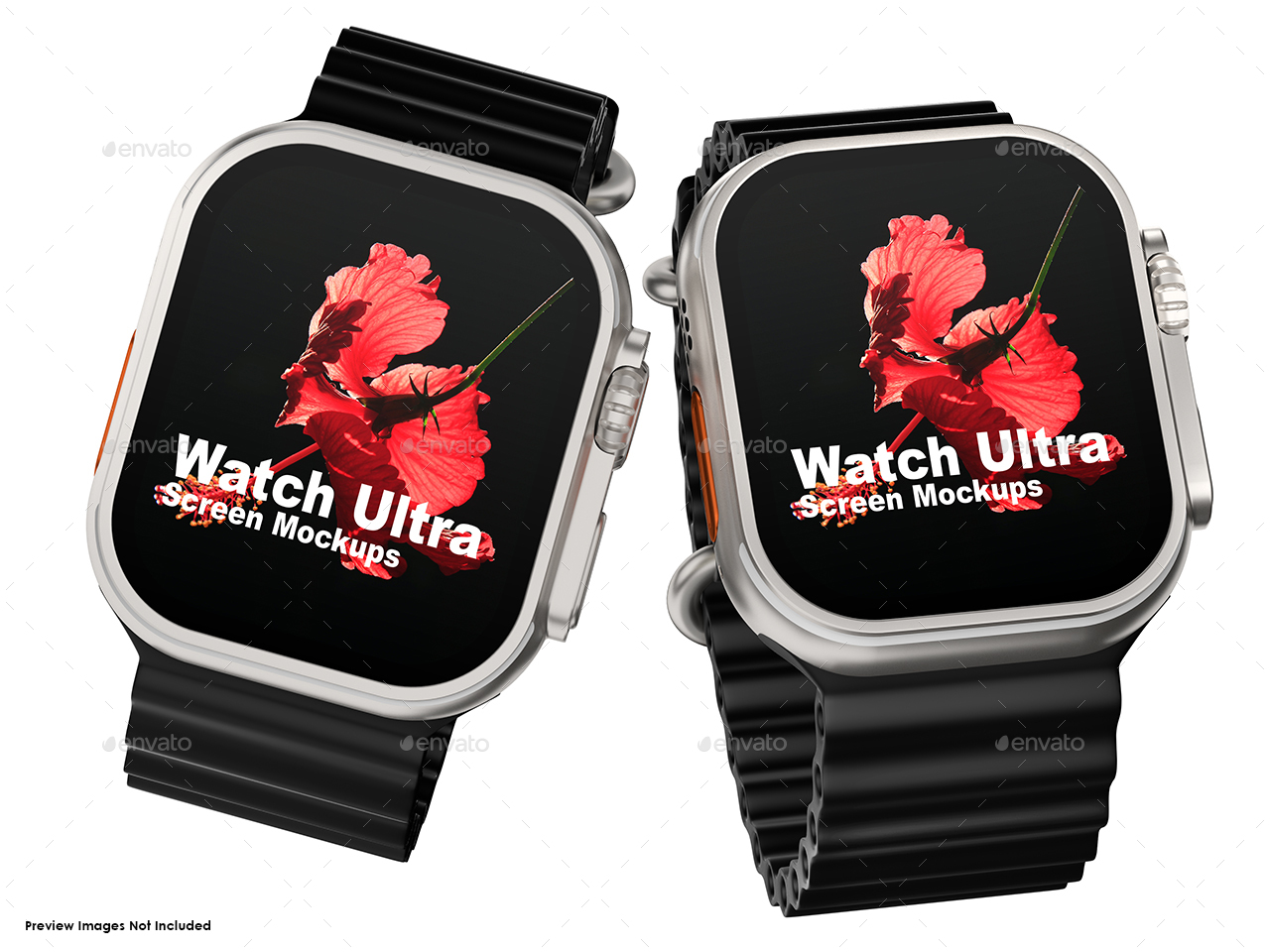 Watch Ultra Device Screen Mockups, Graphics | GraphicRiver