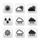 Weather Forecast Buttons Set, Vectors | GraphicRiver