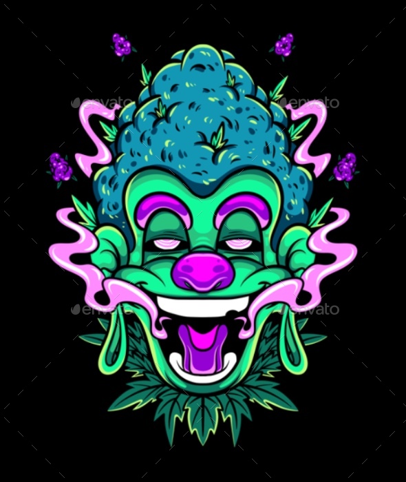 clown illustration, Graphics | GraphicRiver